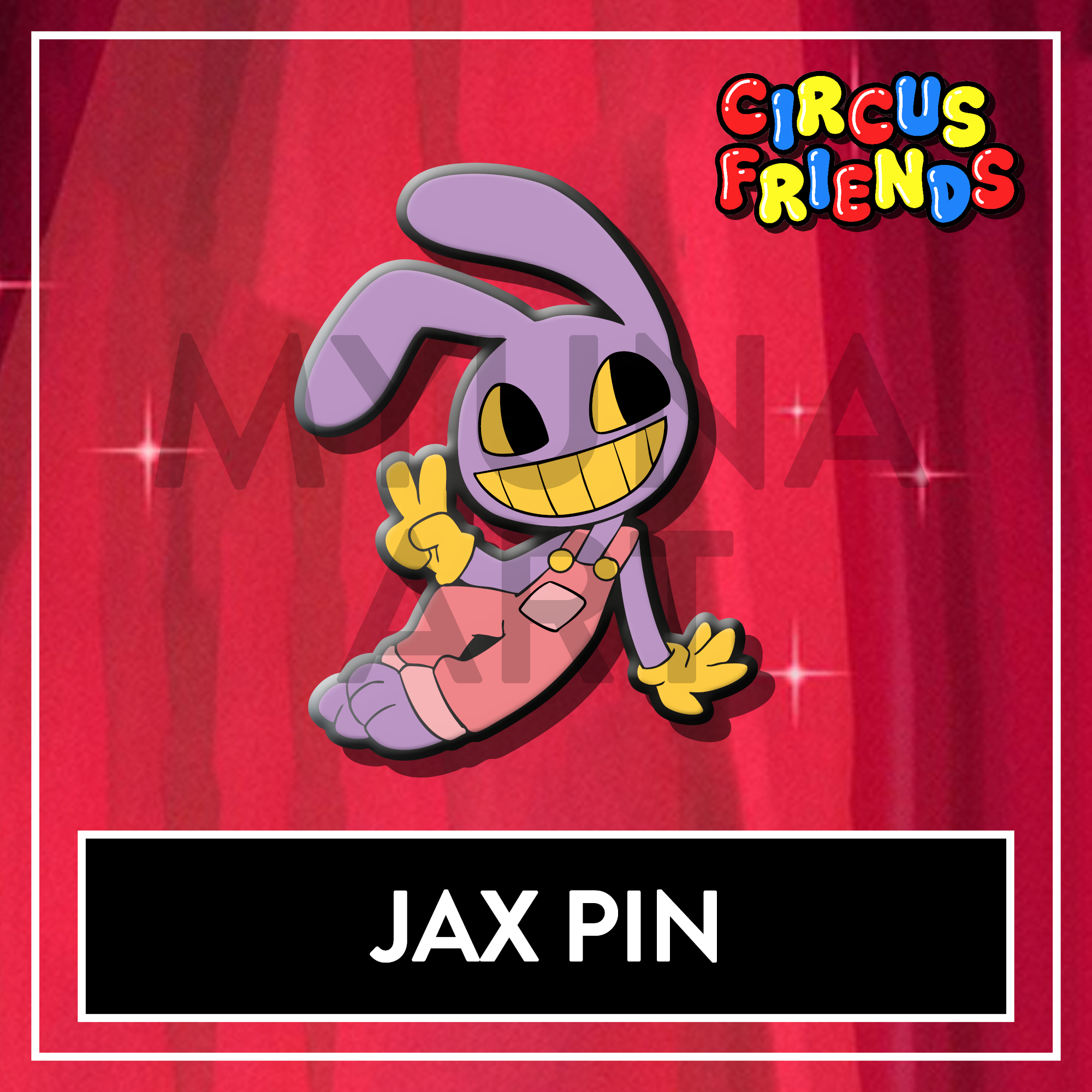 PREORDER Jax The Amazing Digital Circus Enamel Pin - Circus Friends TA ...